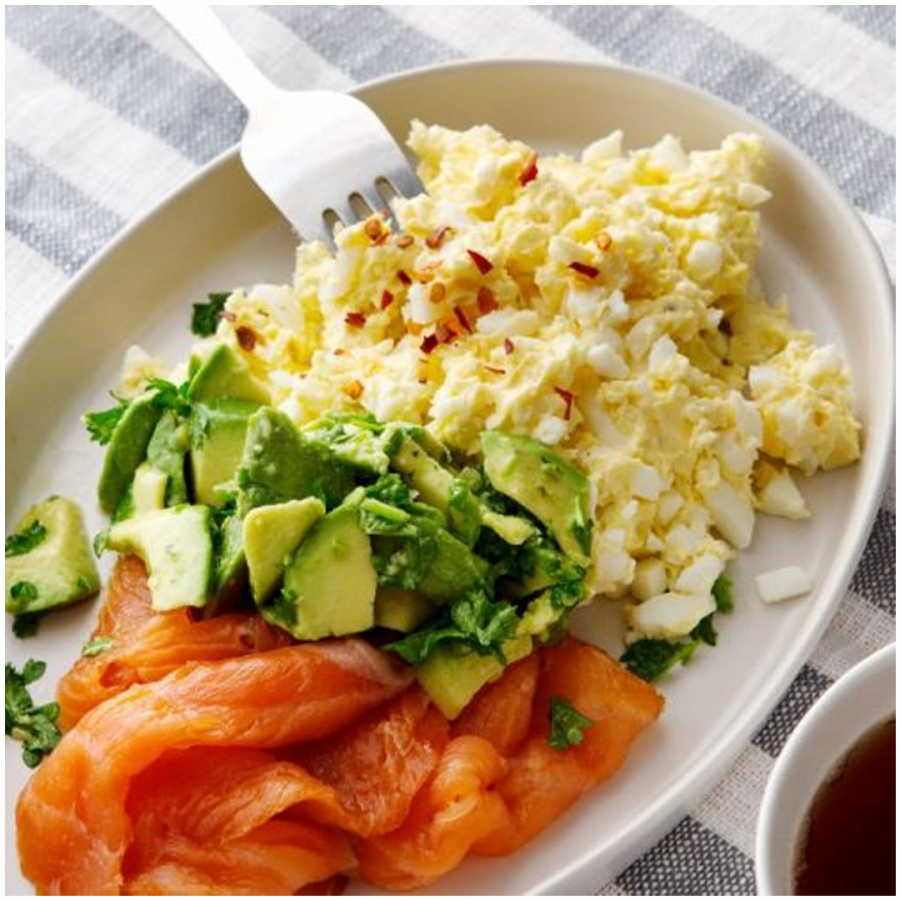 Salmon and Broccoli Scramble - Abs Over Sixty - Kim Hamilton, Dubbo